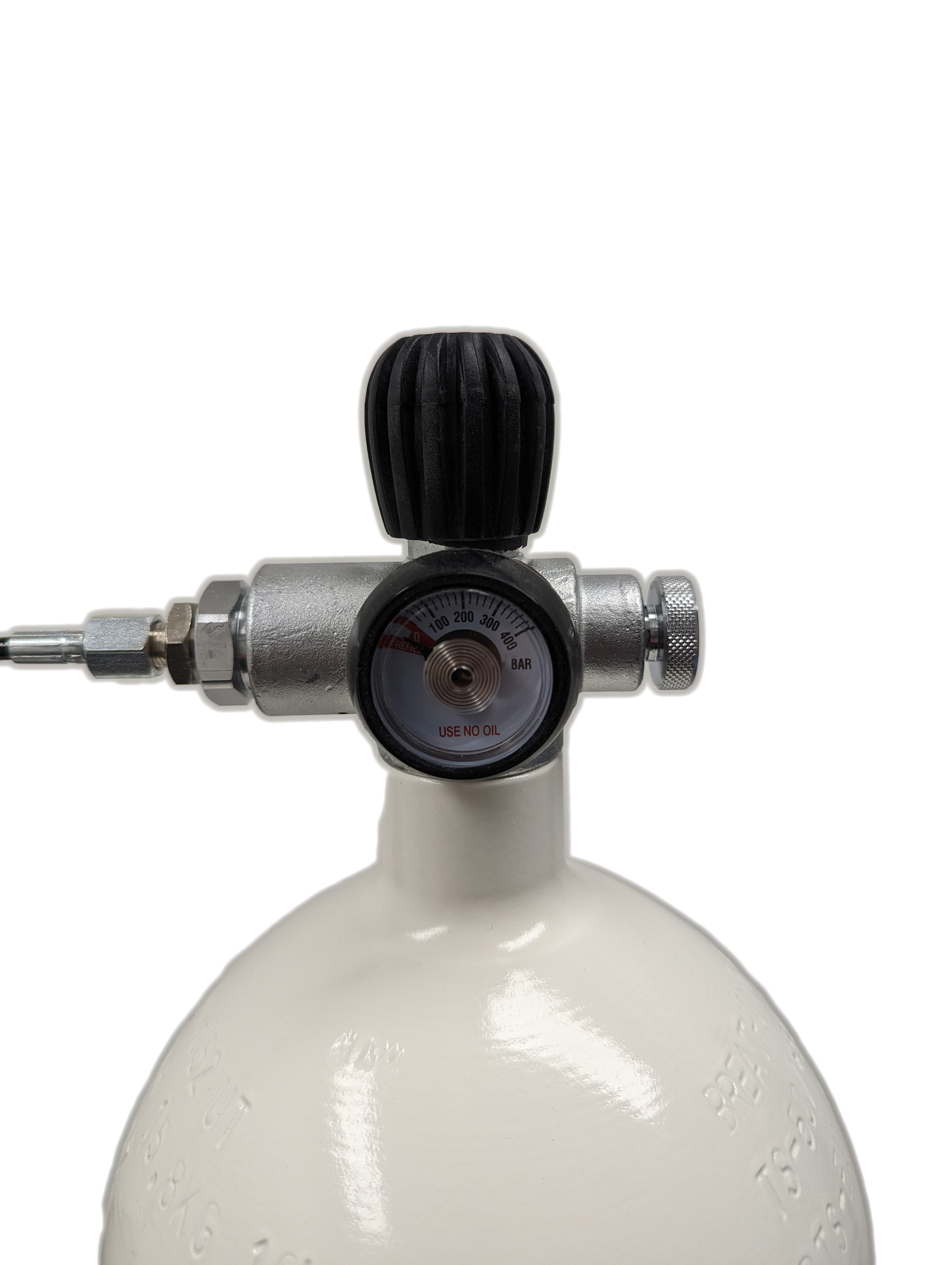 300 BAR FLASKE MED PAINTBALL GUNS VENTIL 10 L - Aquashoppen